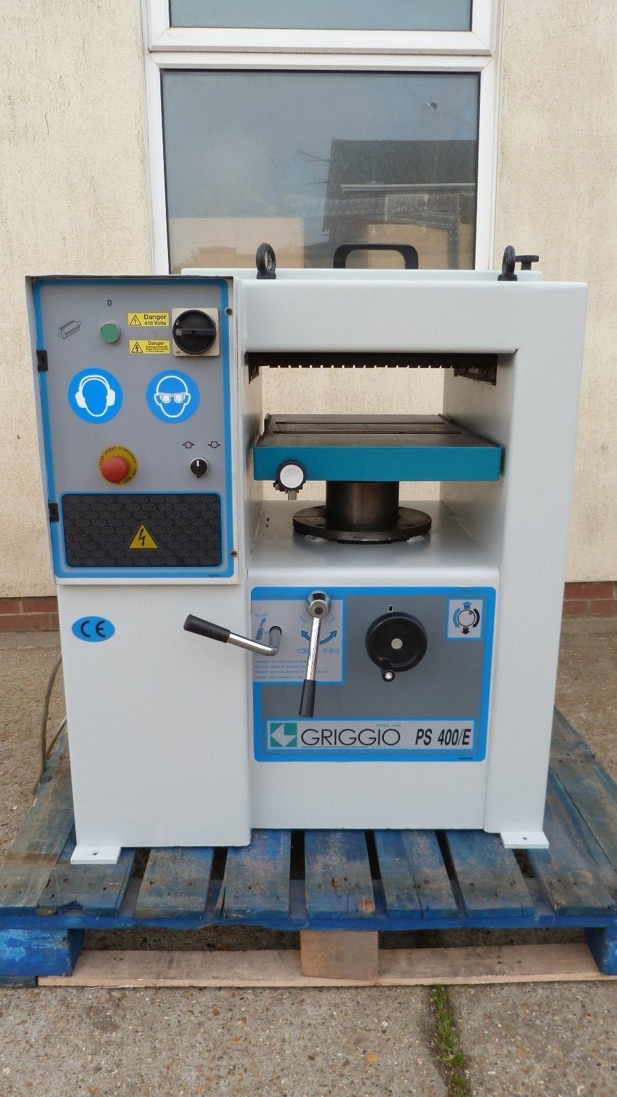 Griggio PS400E Thicknesser 400mm. 3 Phase. Superb Condition. Power Rise ...